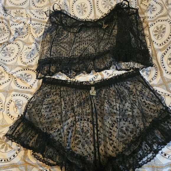Secrets In Lace | Intimates & Sleepwear | Secrets In Lace Sheer Black ...